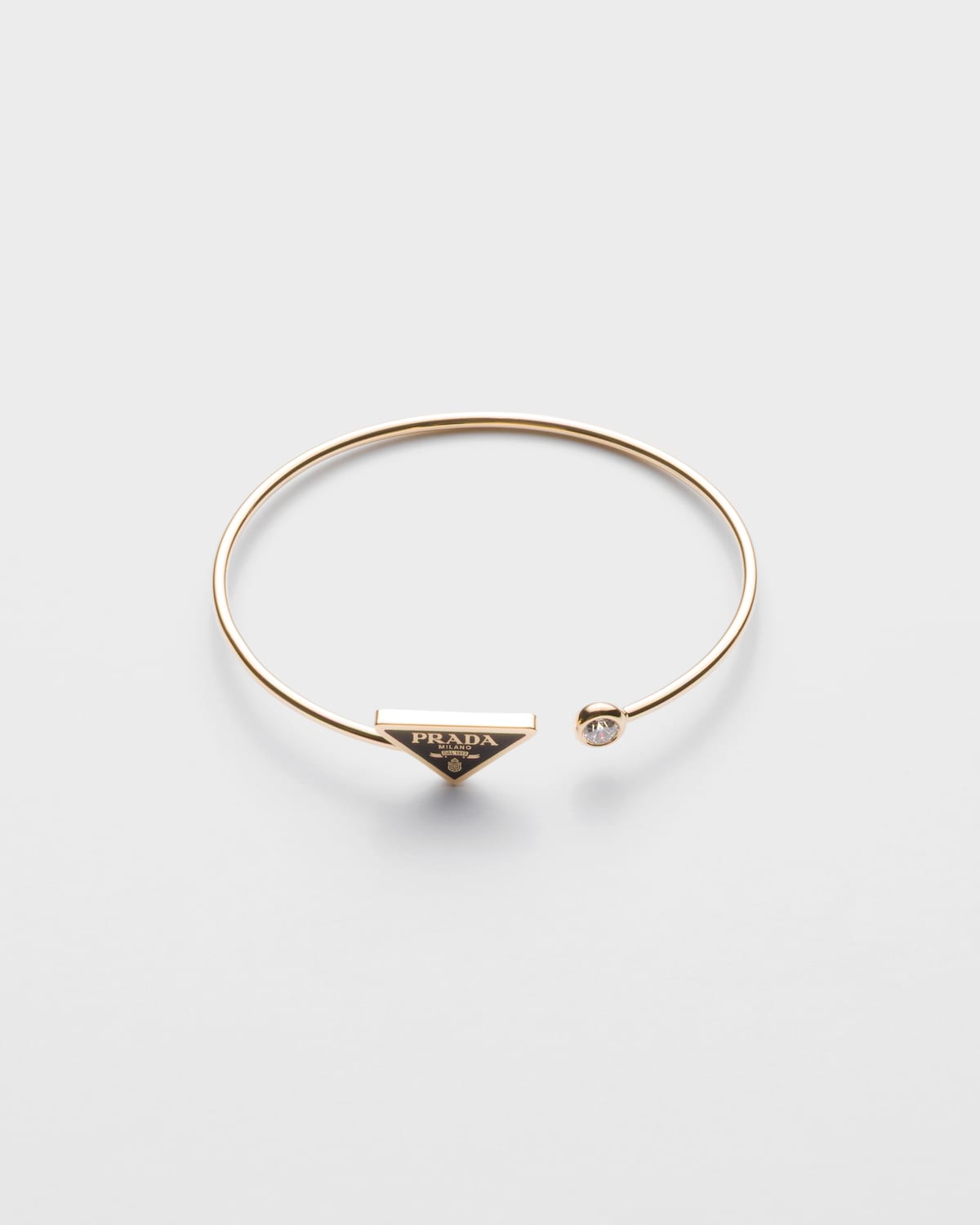 Gold/black/white Eternal Gold Bangle Bracelet In Yellow Gold With ...