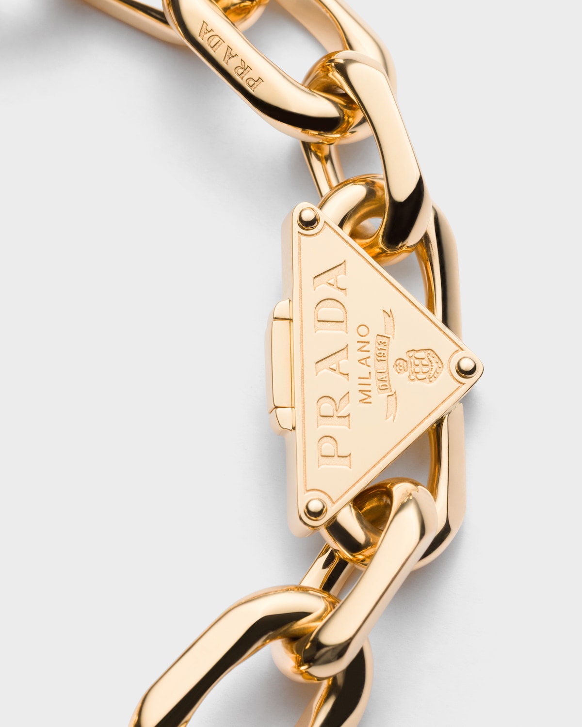 Gold Eternal Gold Chain Bracelet In Yellow Gold | PRADA