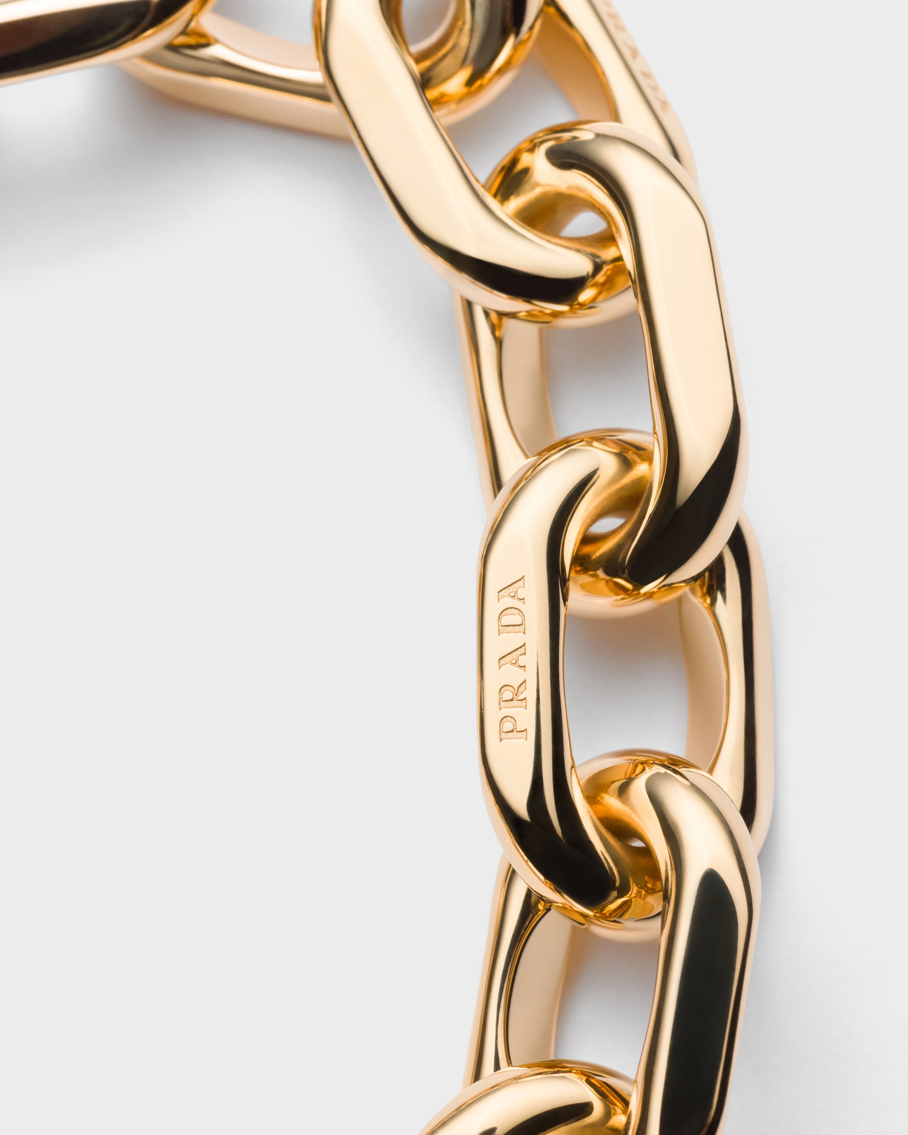 Gold Eternal Gold Chain Bracelet In Yellow Gold | PRADA