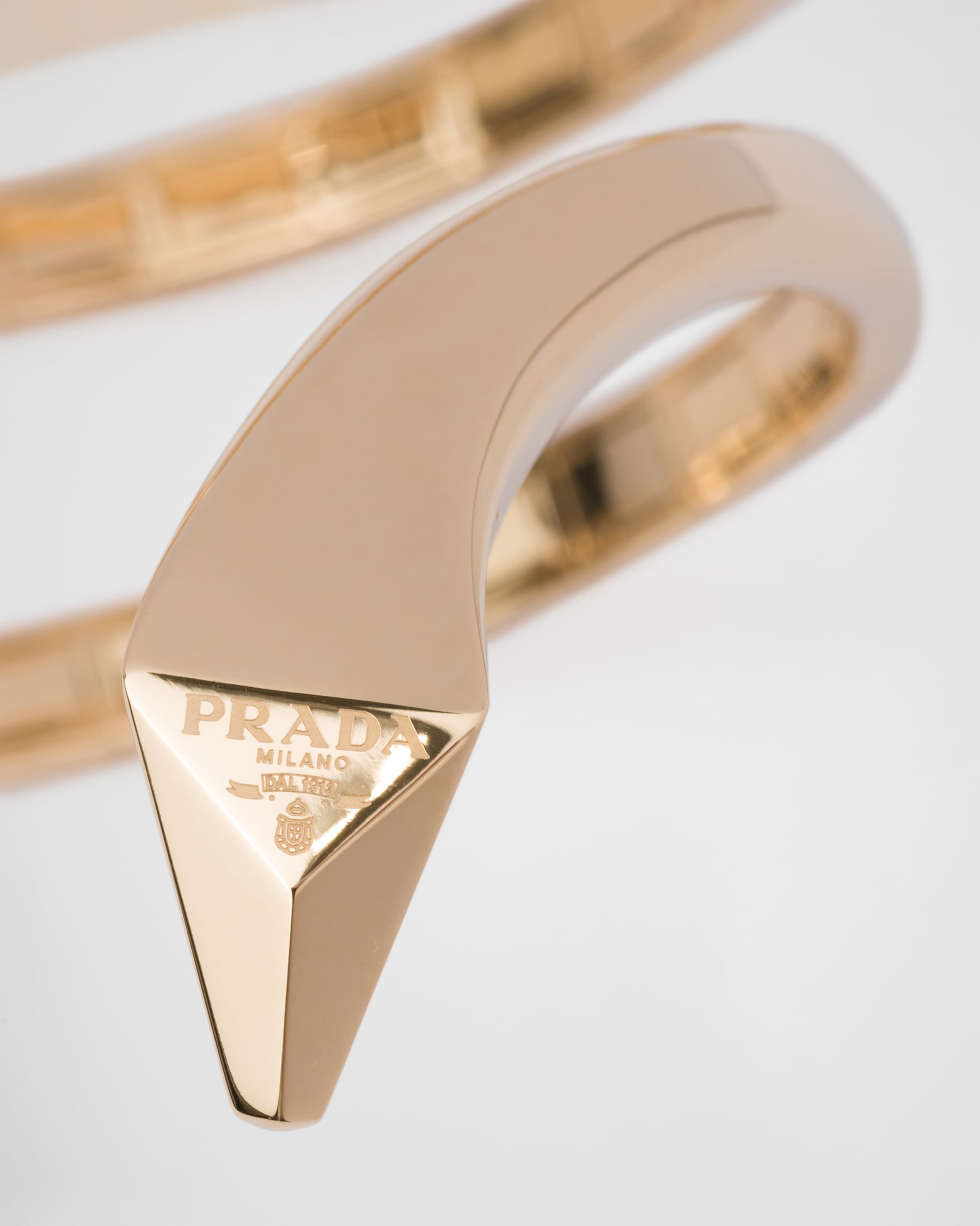 Gold Eternal Gold Multi-coil Snake Bracelet In Yellow Gold | PRADA