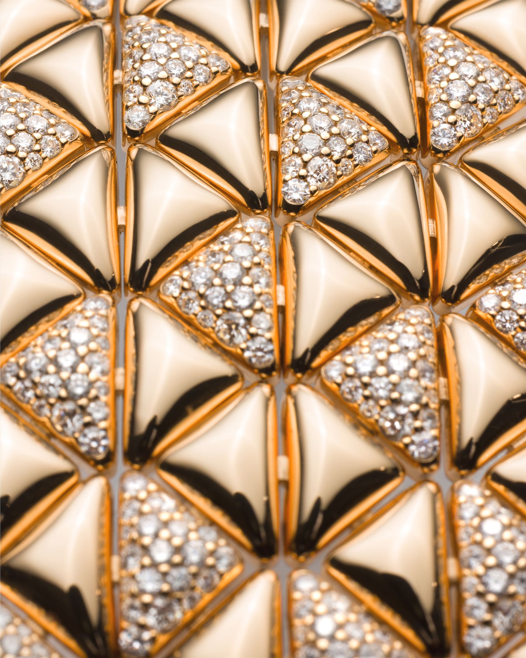 Gold/white Eternal Gold Bracelet - Yellow Gold And Diamonds | PRADA