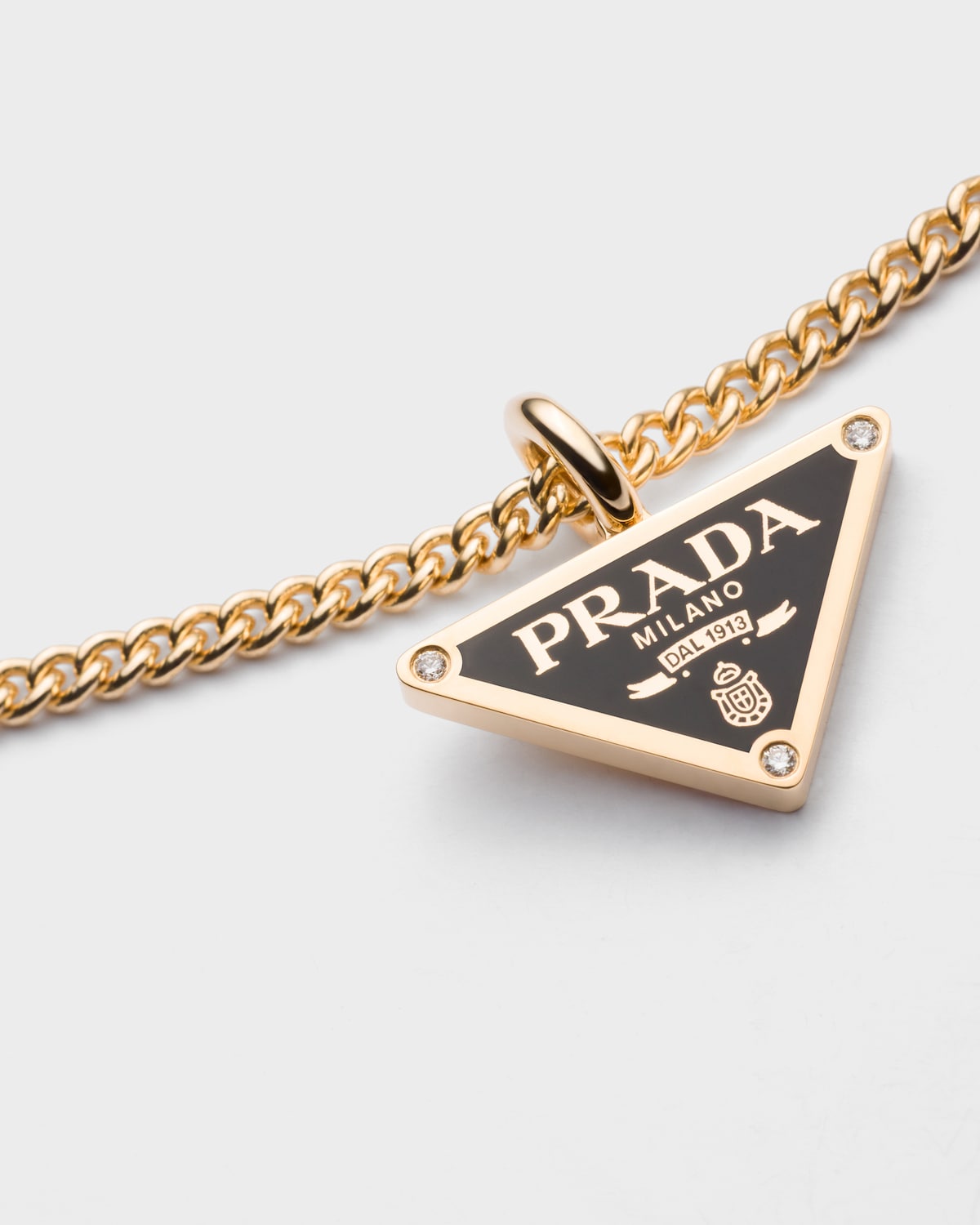 Gold/black/white Eternal Gold Pendant Necklace In Yellow Gold With ...