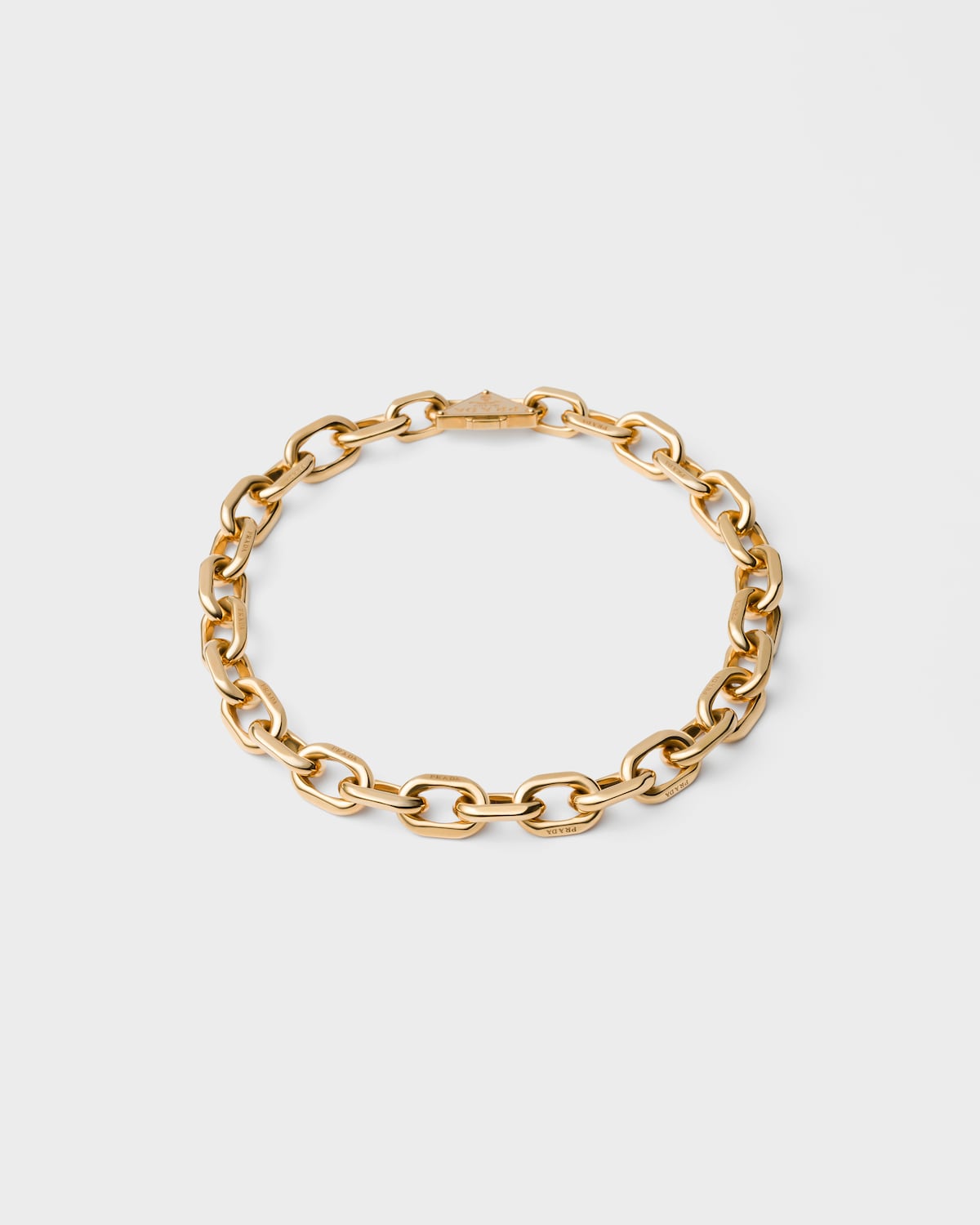 Gold Eternal Gold Chain Necklace In Yellow Gold | PRADA