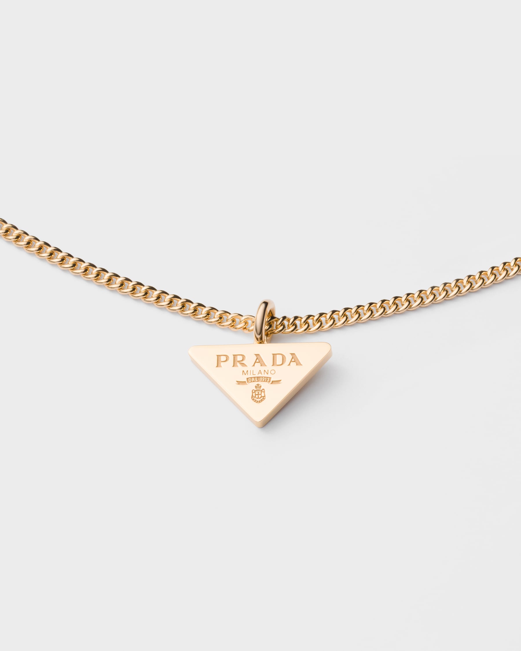 Gold Eternal Gold Pendant Necklace In Yellow Gold | PRADA