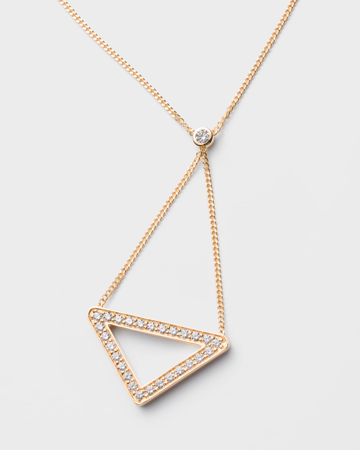 Gold/white Eternal Gold Cut-out Pendant Necklace In Yellow Gold With ...