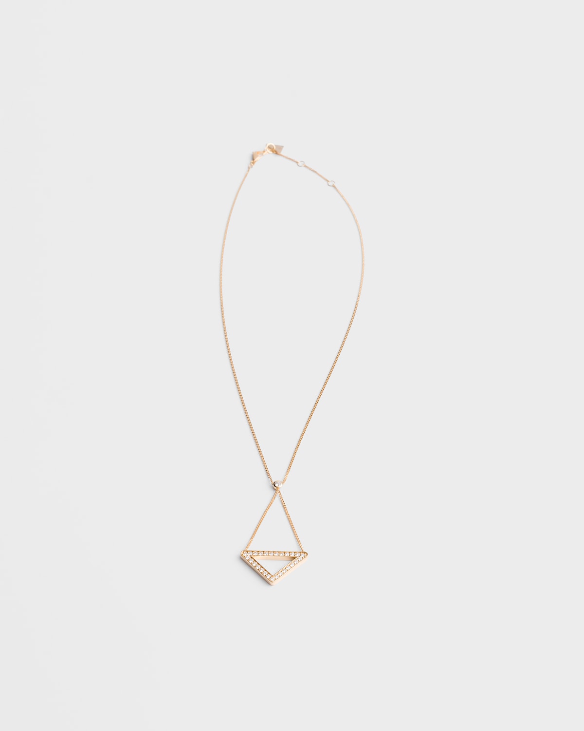 Gold/white Eternal Gold Cut-out Pendant Necklace In Yellow Gold With ...