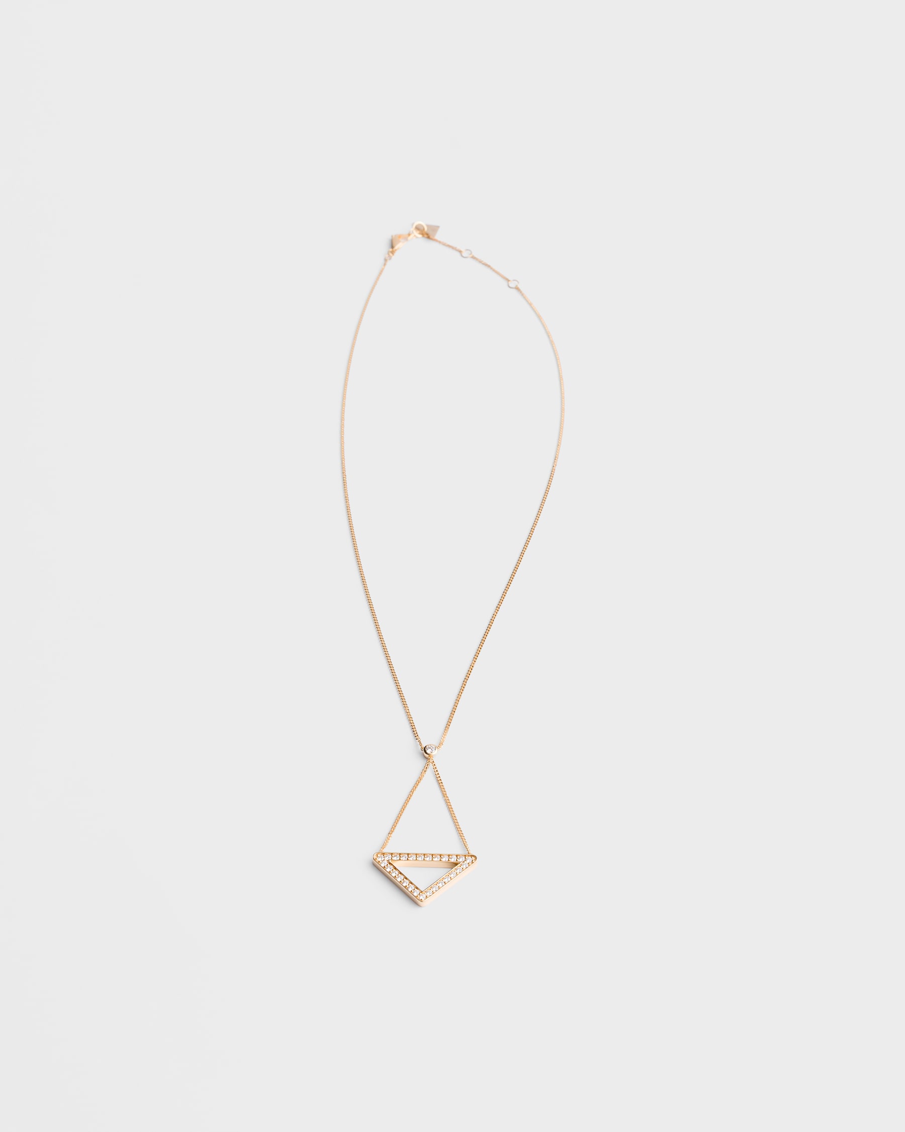Gold/white Eternal Gold Cut-out Pendant Necklace In Yellow Gold With ...