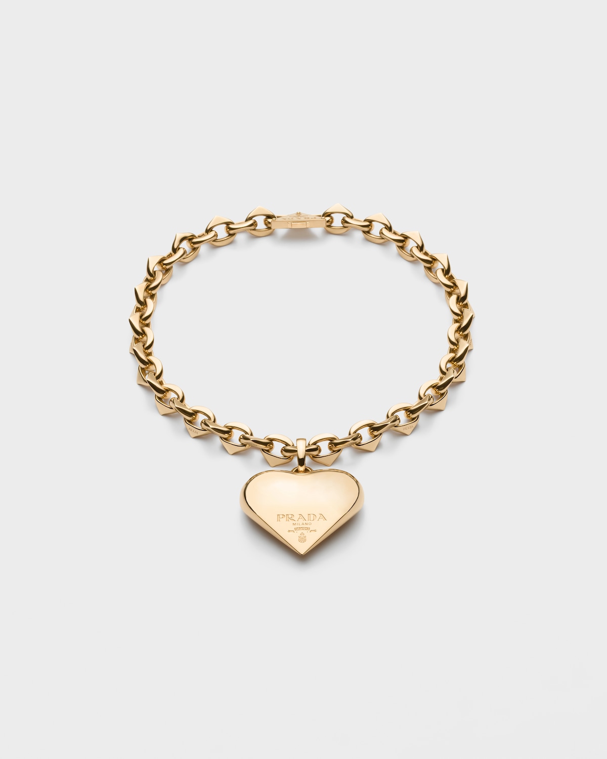 Gold Eternal Gold Large Pendant Necklace In Yellow Gold | PRADA
