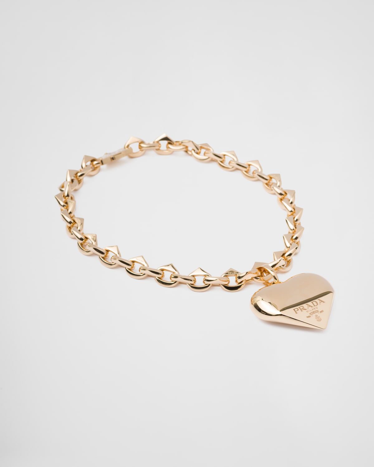 Gold Eternal Gold Large Pendant Necklace In Yellow Gold | PRADA