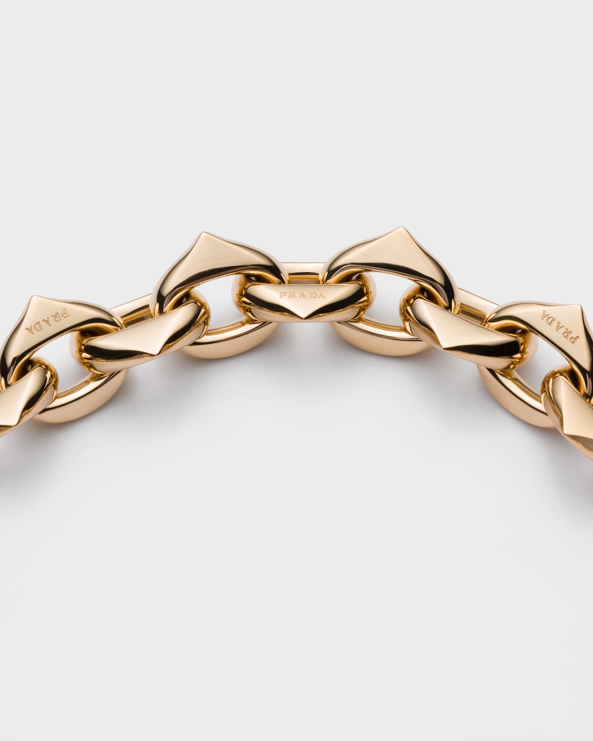 金色 Eternal Gold 18k黄金吊坠项链 | PRADA