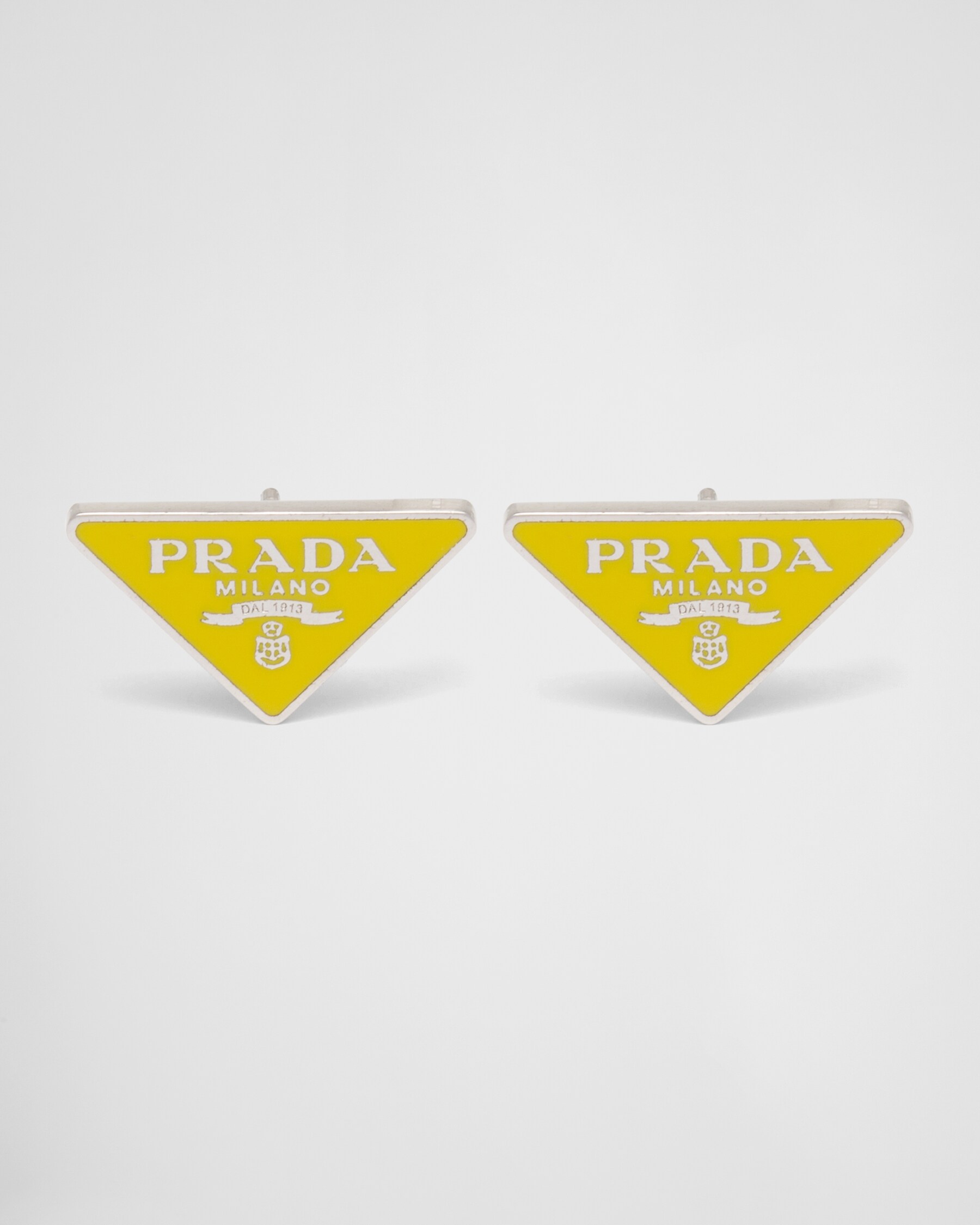 Yellow Prada Symbole Earrings | PRADA