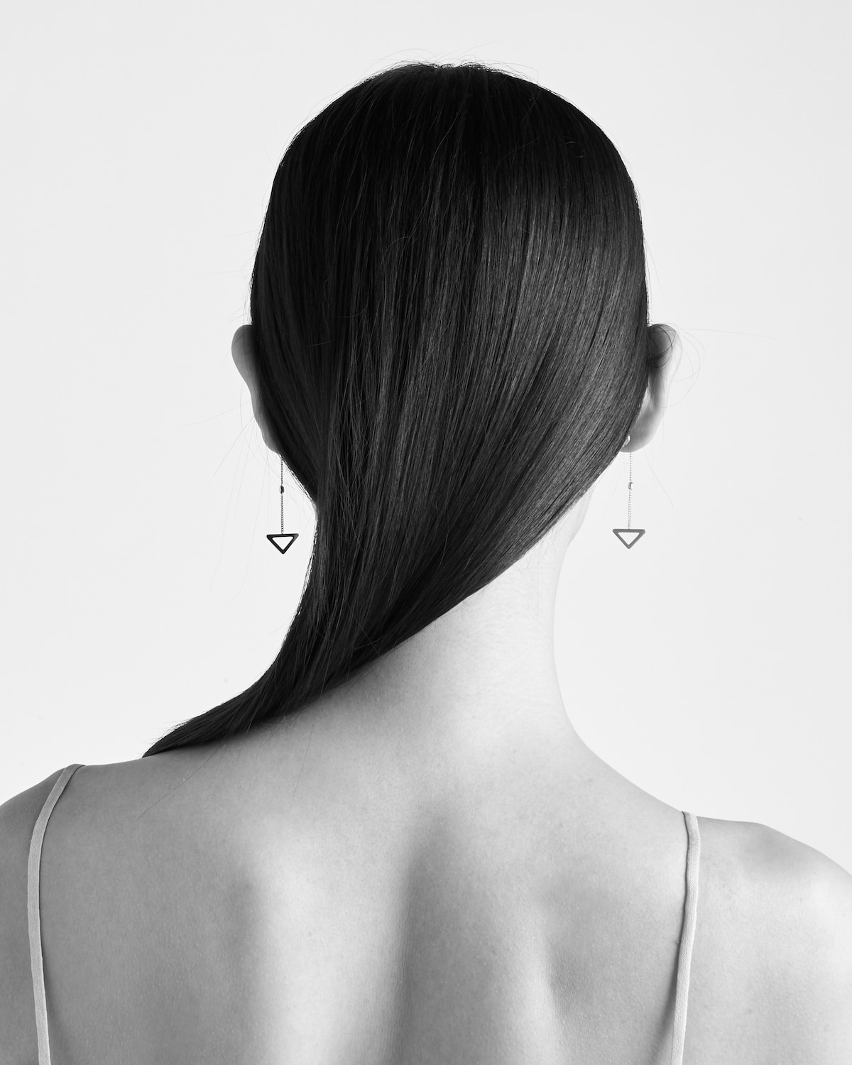 Gold/white Eternal Gold Cut-out Drop Earrings In Yellow Gold With ...