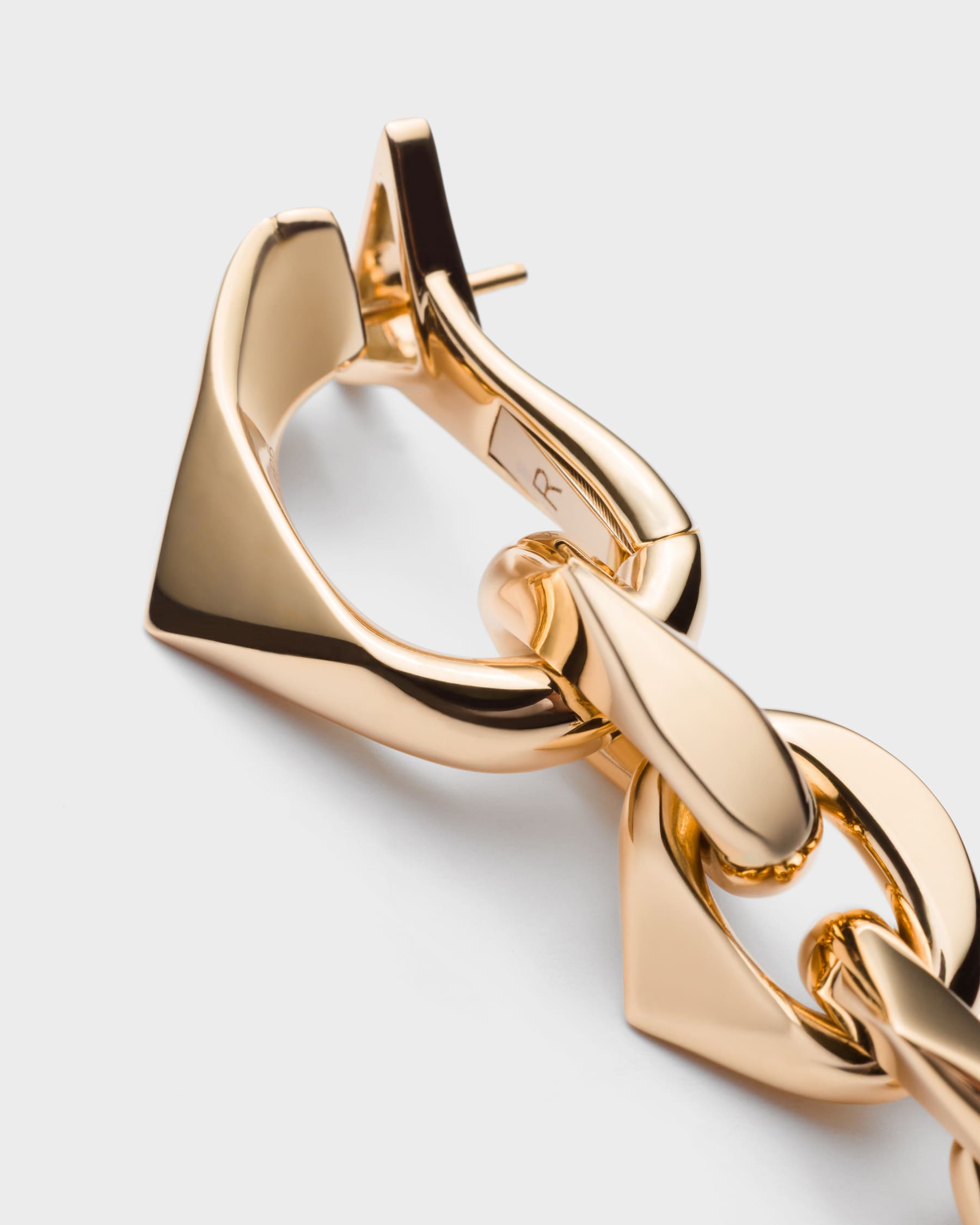 Gold Eternal Gold Pendant Earrings - Yellow Gold | PRADA