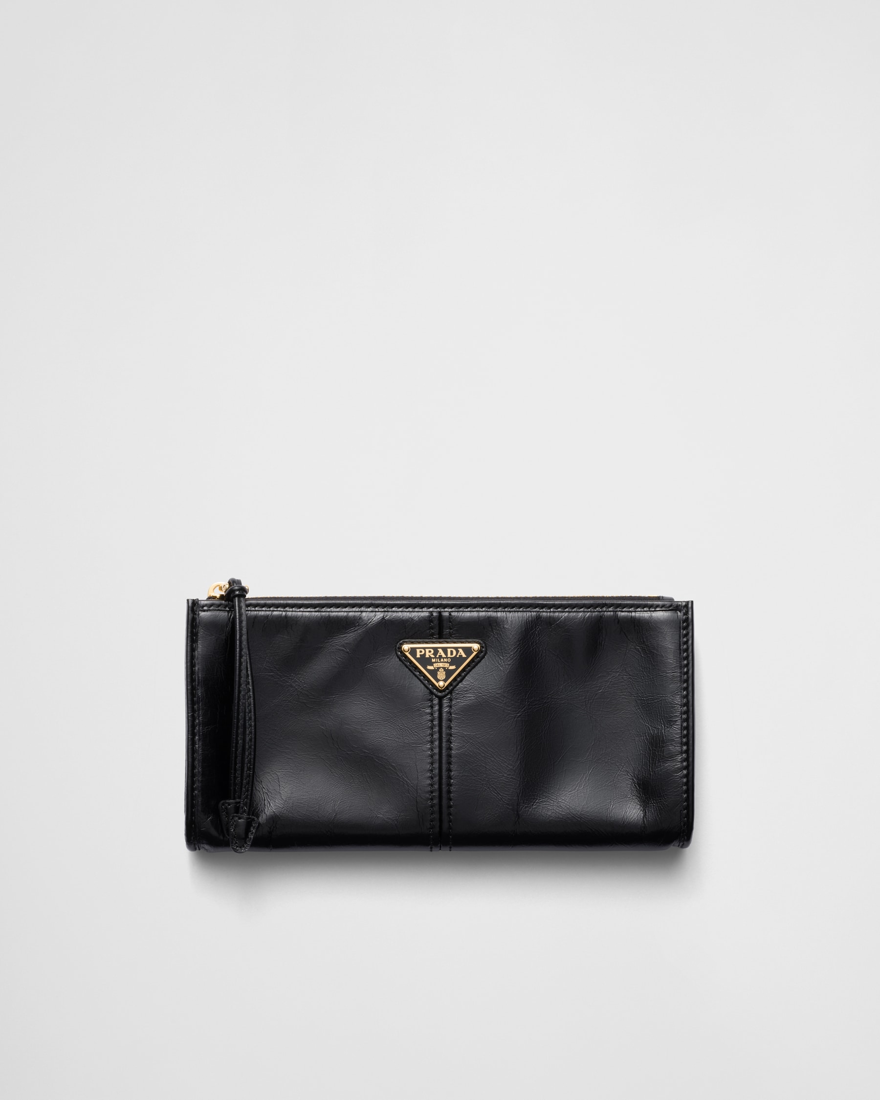 Black Leather Pouch | PRADA