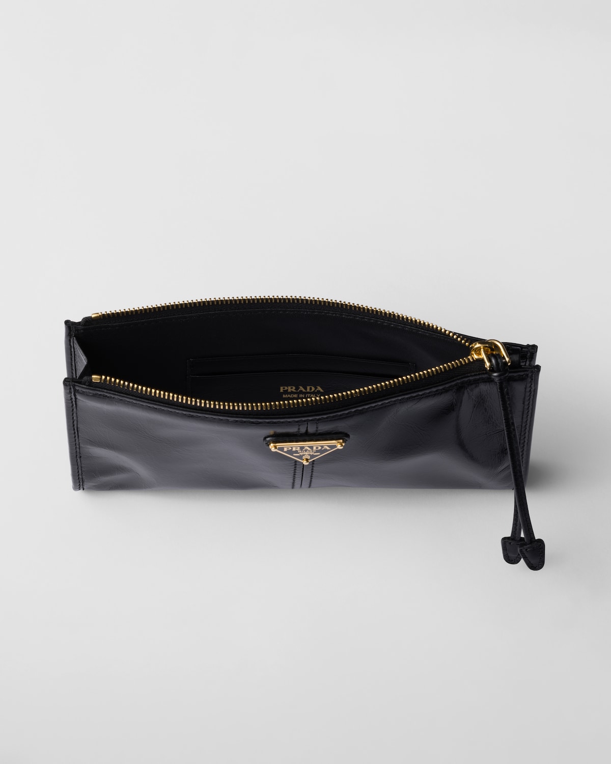 Black Leather Pouch | PRADA