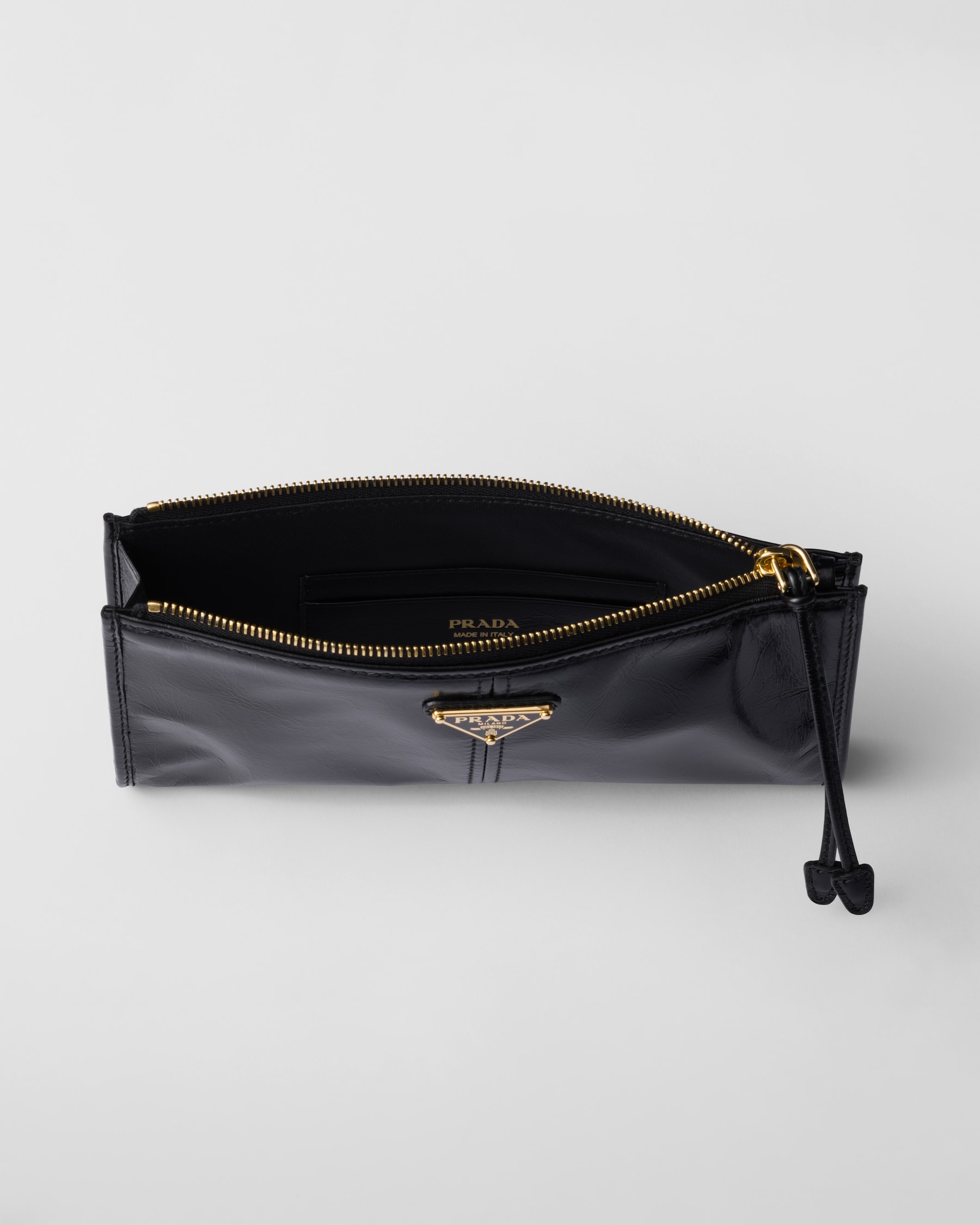 Black Leather Pouch | PRADA