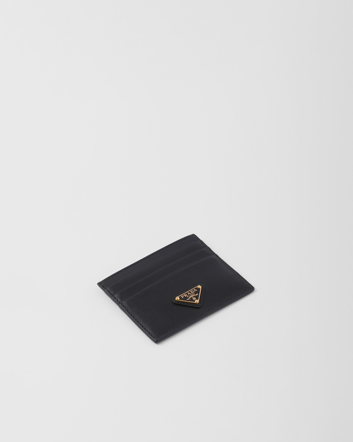 Black Leather Card Holder | PRADA