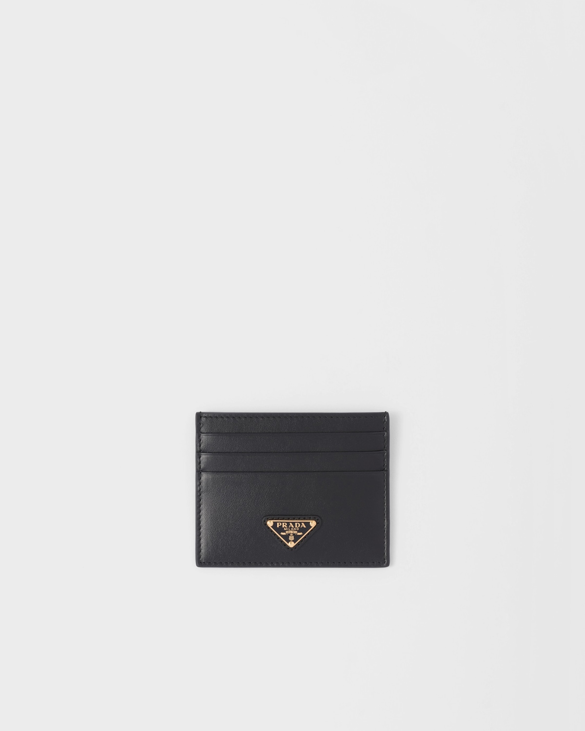 Black Leather Card Holder | PRADA