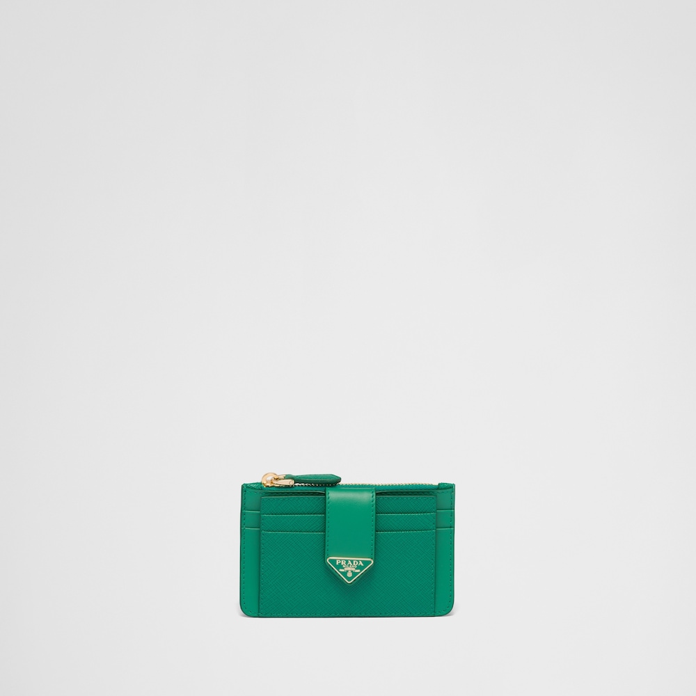 Mango Saffiano and leather card holder | Prada