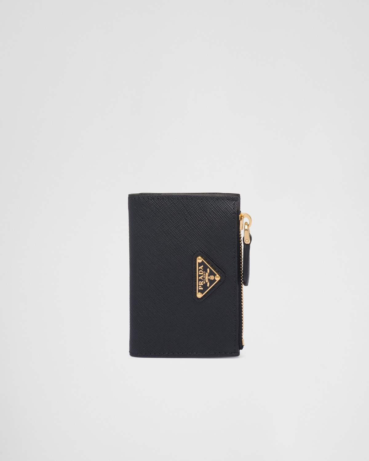 Black Saffiano Leather Card Holder | PRADA
