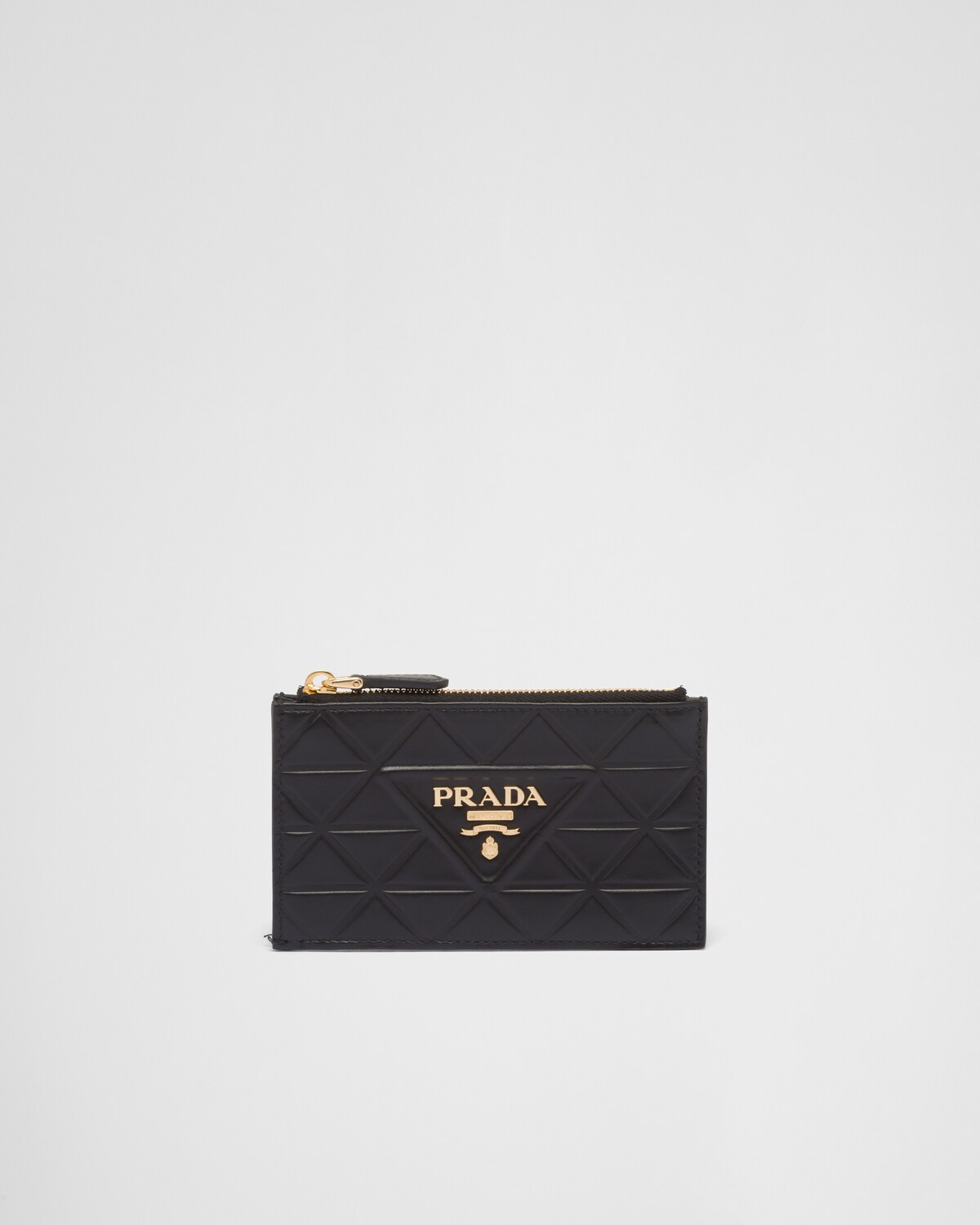 Black Leather Card Holder | PRADA