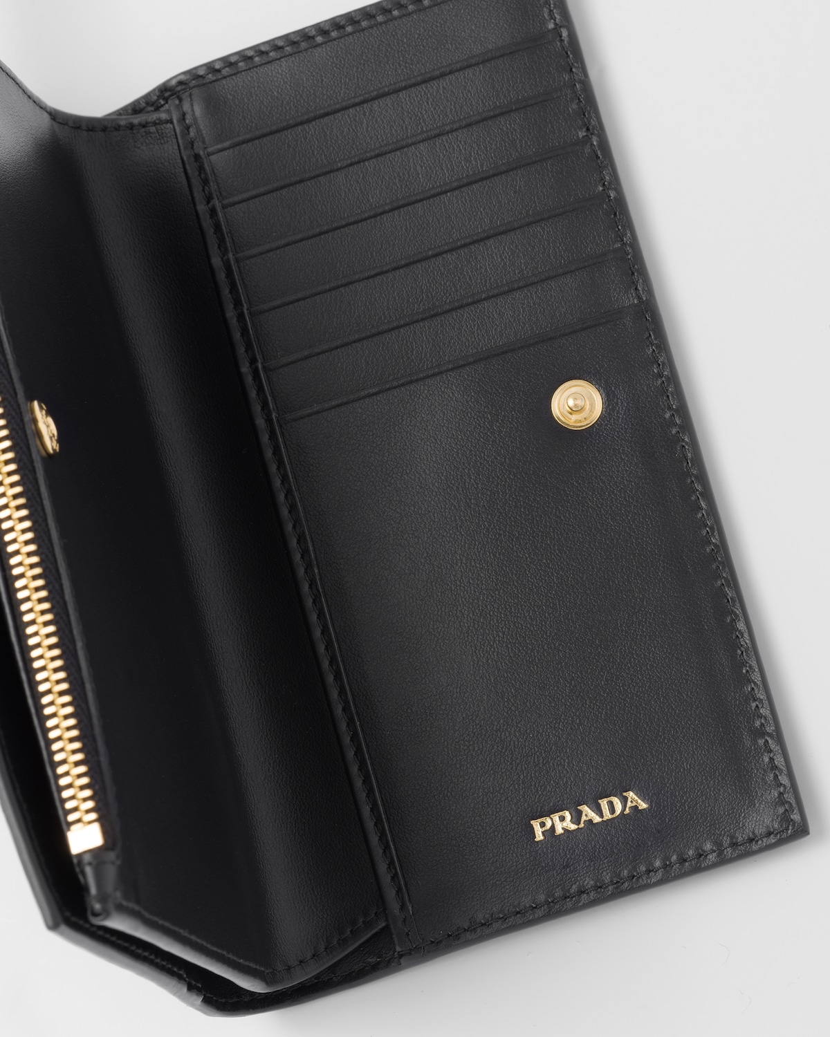 Cartera De Piel Grande Negro | PRADA
