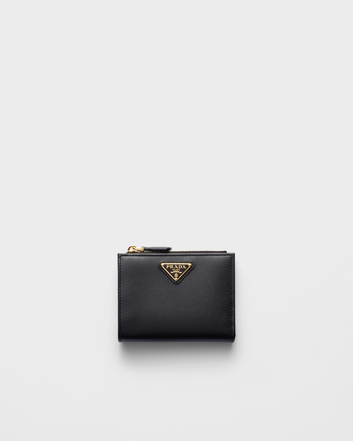Black Small Leather Wallet | PRADA