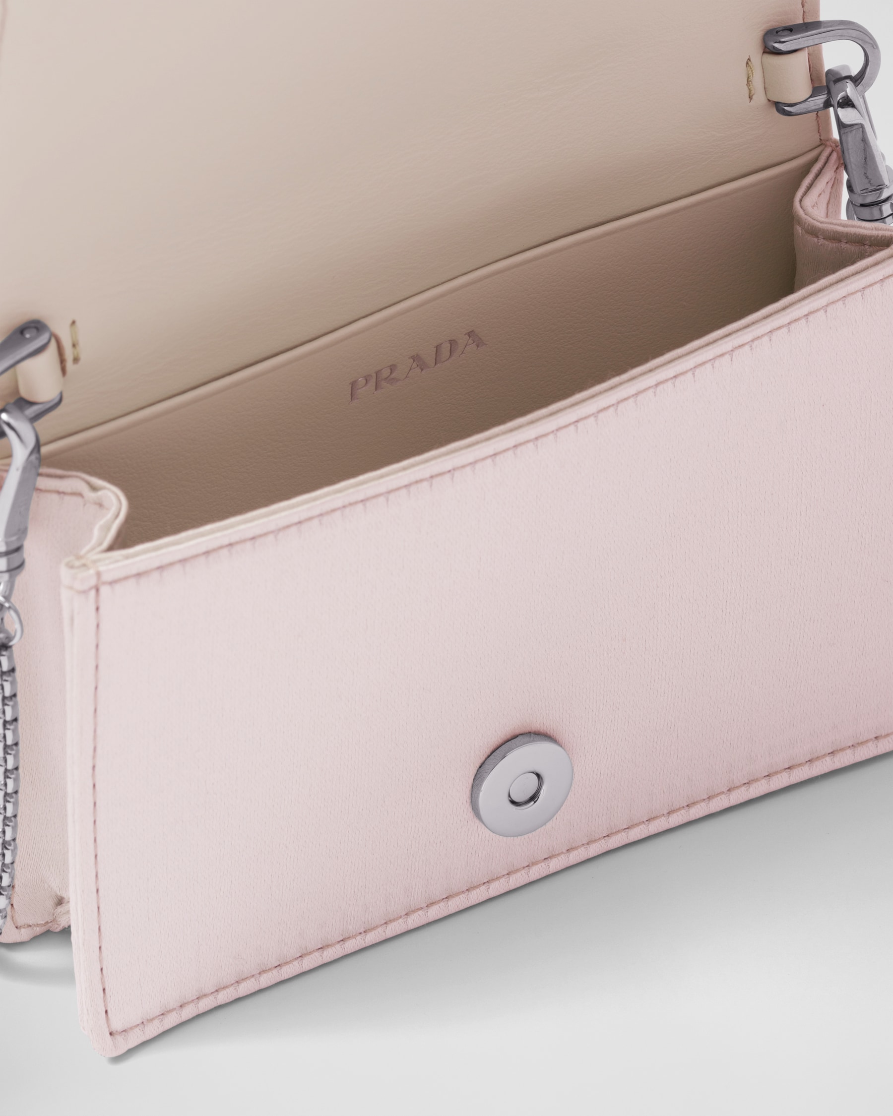 Water Lily Cardholder With Shoulder Strap And Crystals | PRADA