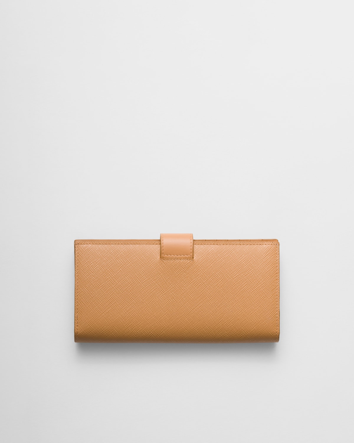 Natural Large Saffiano And Smooth Leather Wallet | PRADA