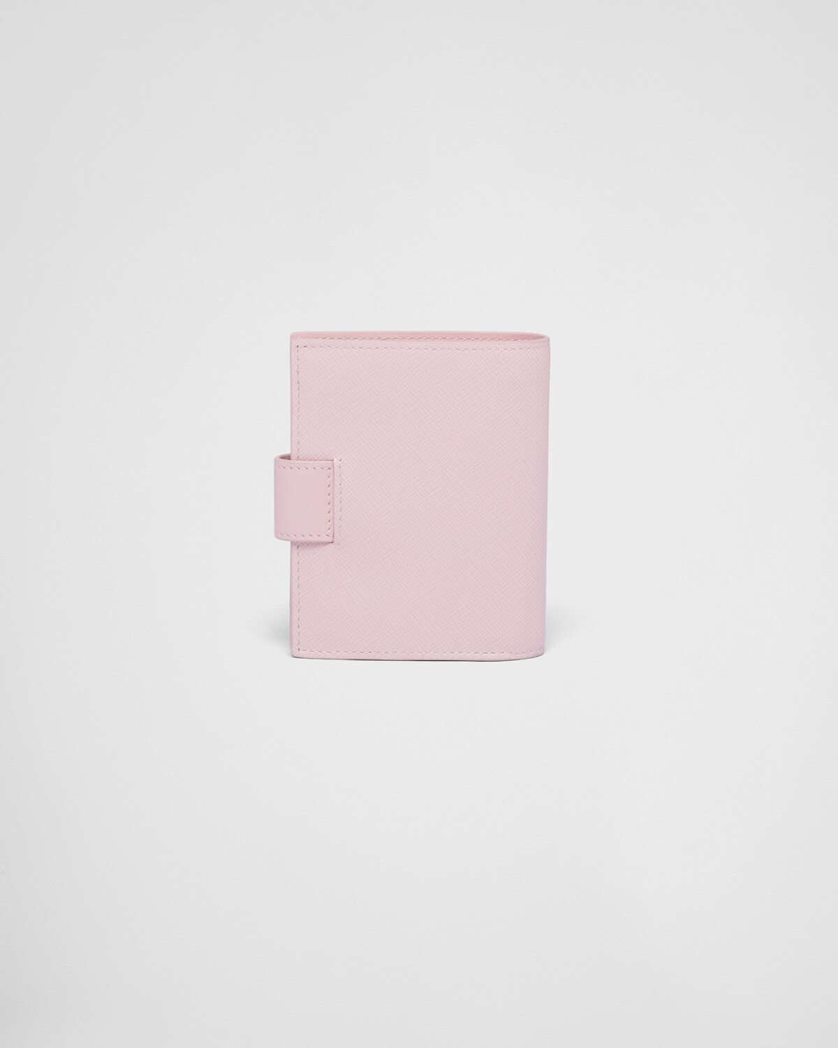 Alabaster Pink Small Saffiano And Smooth Leather Wallet | PRADA