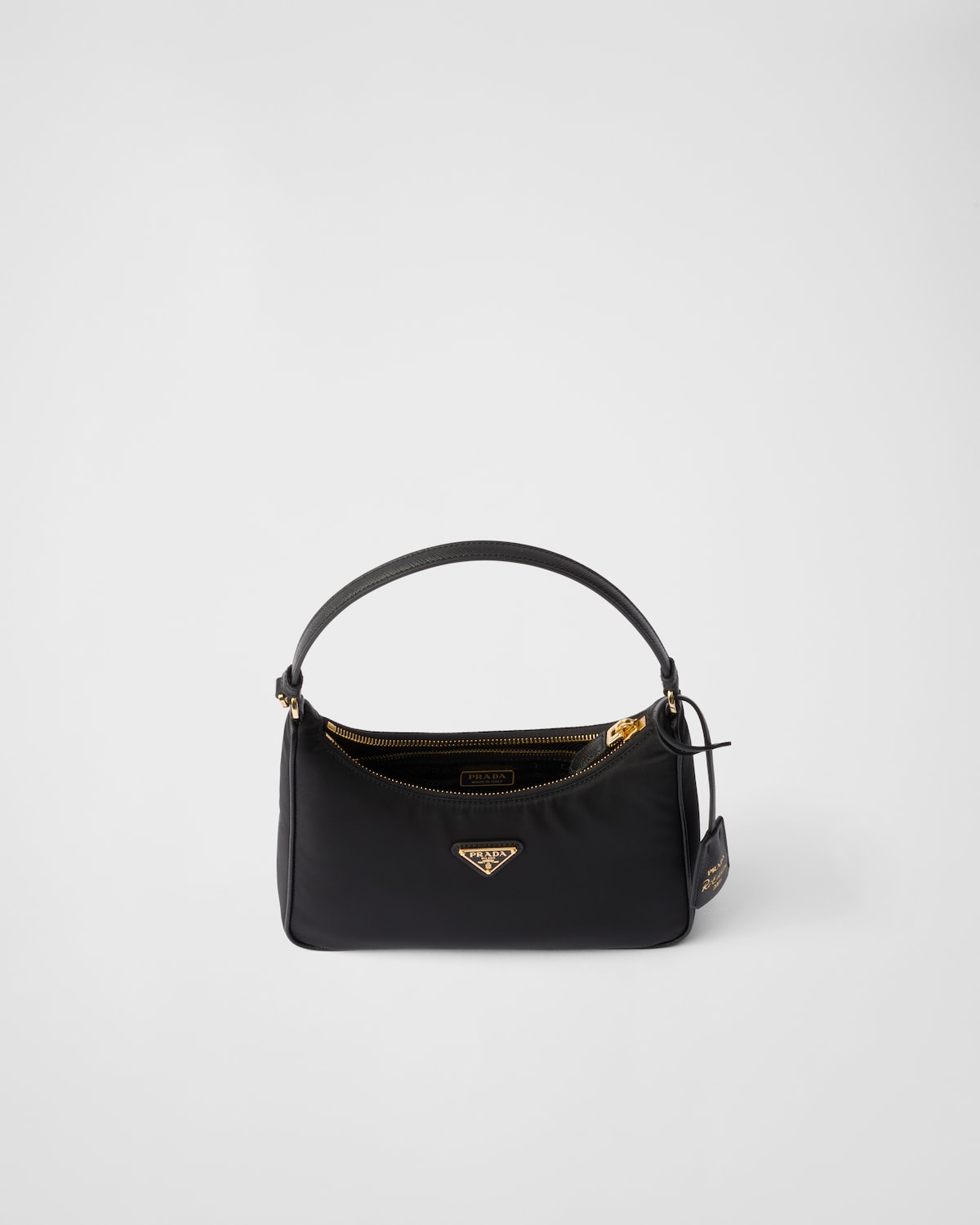 Black Prada Re-edition 2005 Re-nylon And Saffiano Mini Bag | PRADA