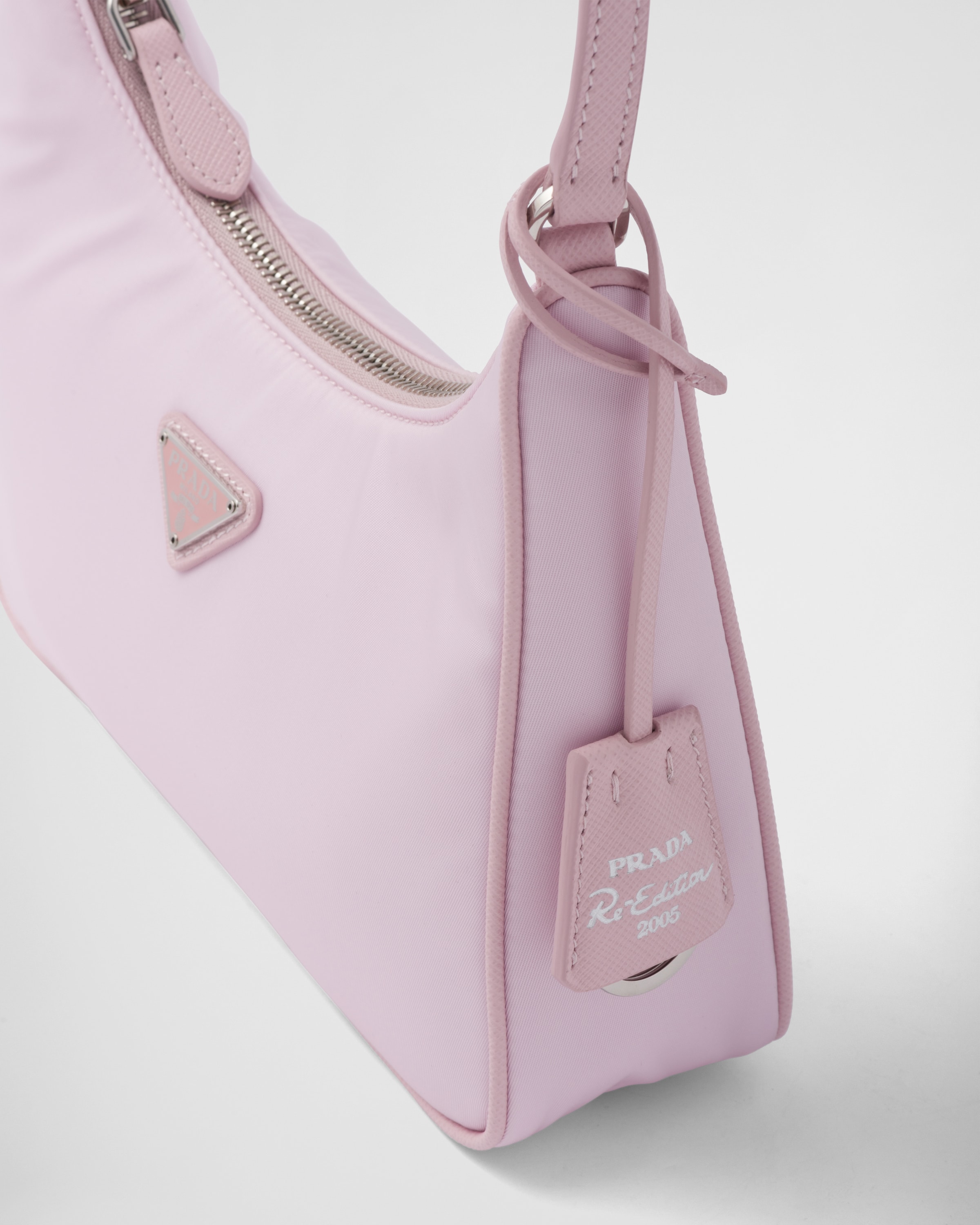 Alabaster Pink Prada Re-edition 2005 Re-nylon Mini Bag | PRADA