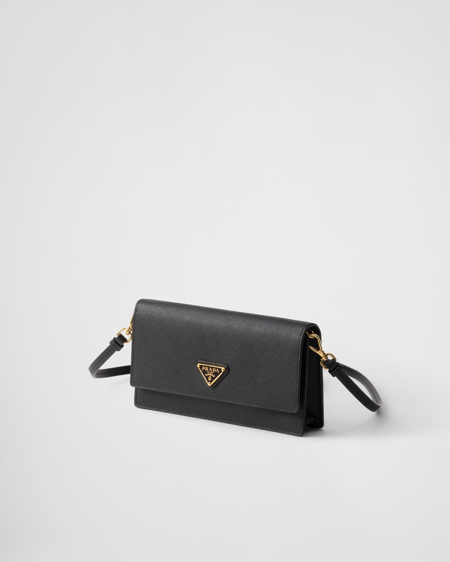 Black Saffiano Leather Mini-bag | PRADA - United States