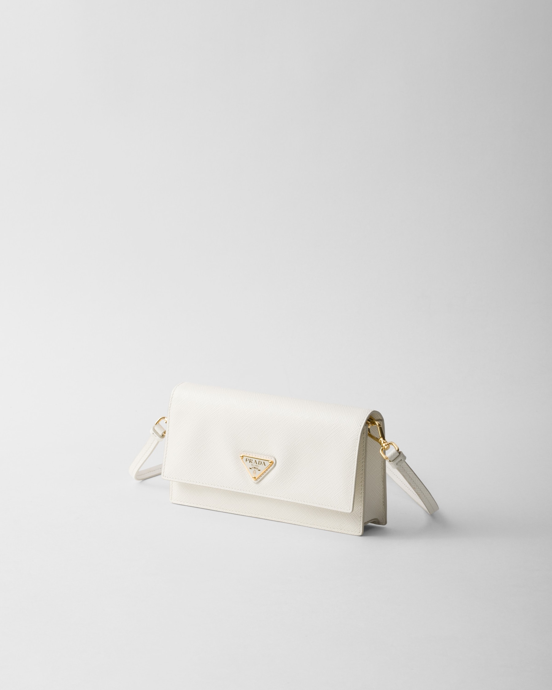 White Saffiano Leather Mini-bag | PRADA