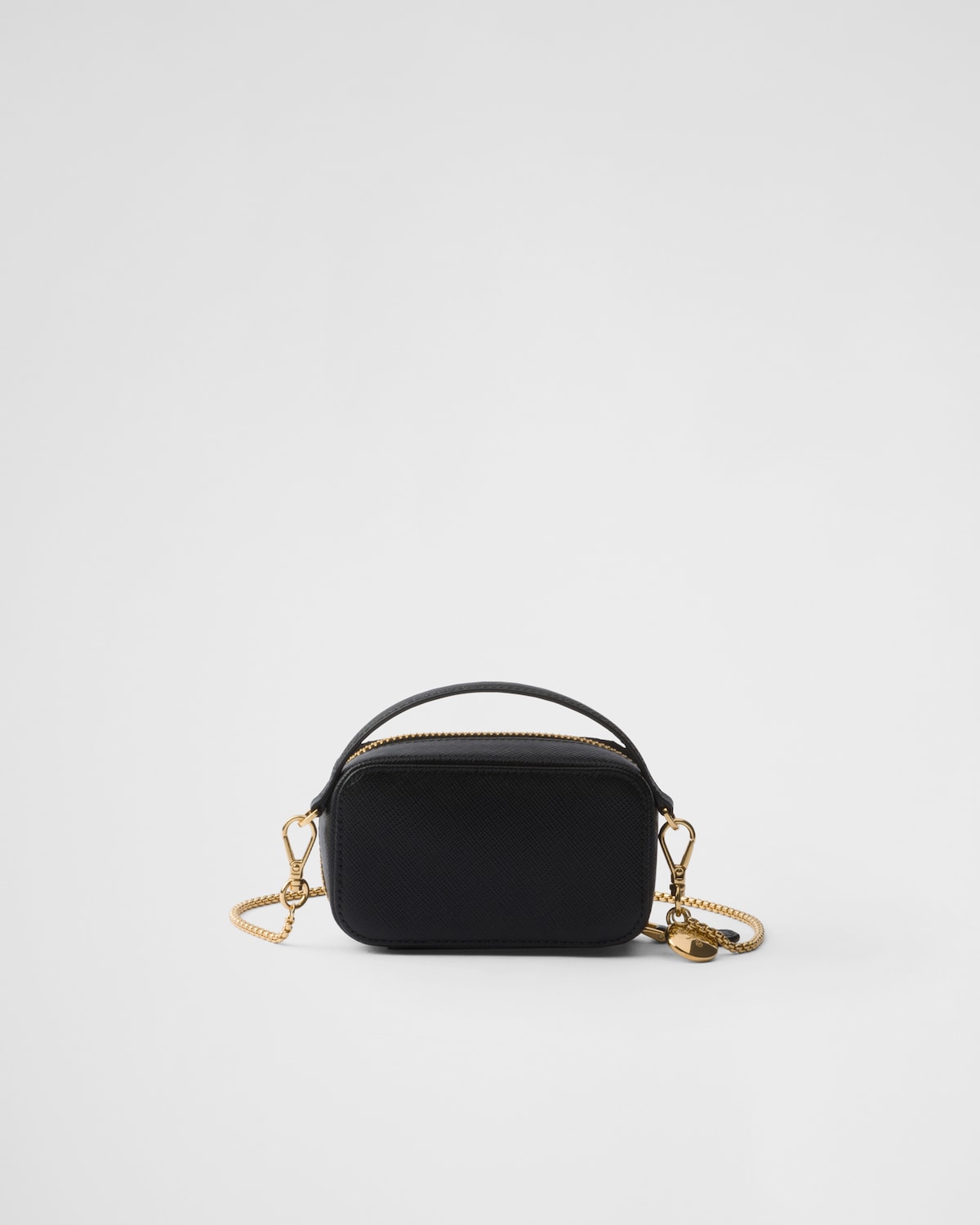 Black Saffiano Leather Mini-pouch | PRADA