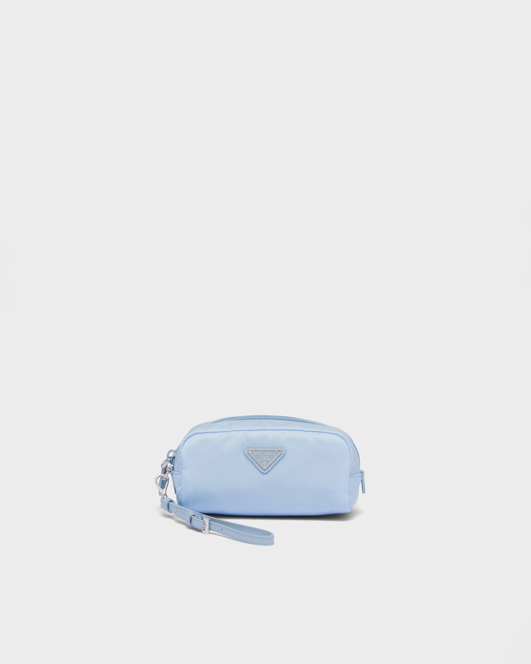 Light Blue Re-nylon Pouch | PRADA