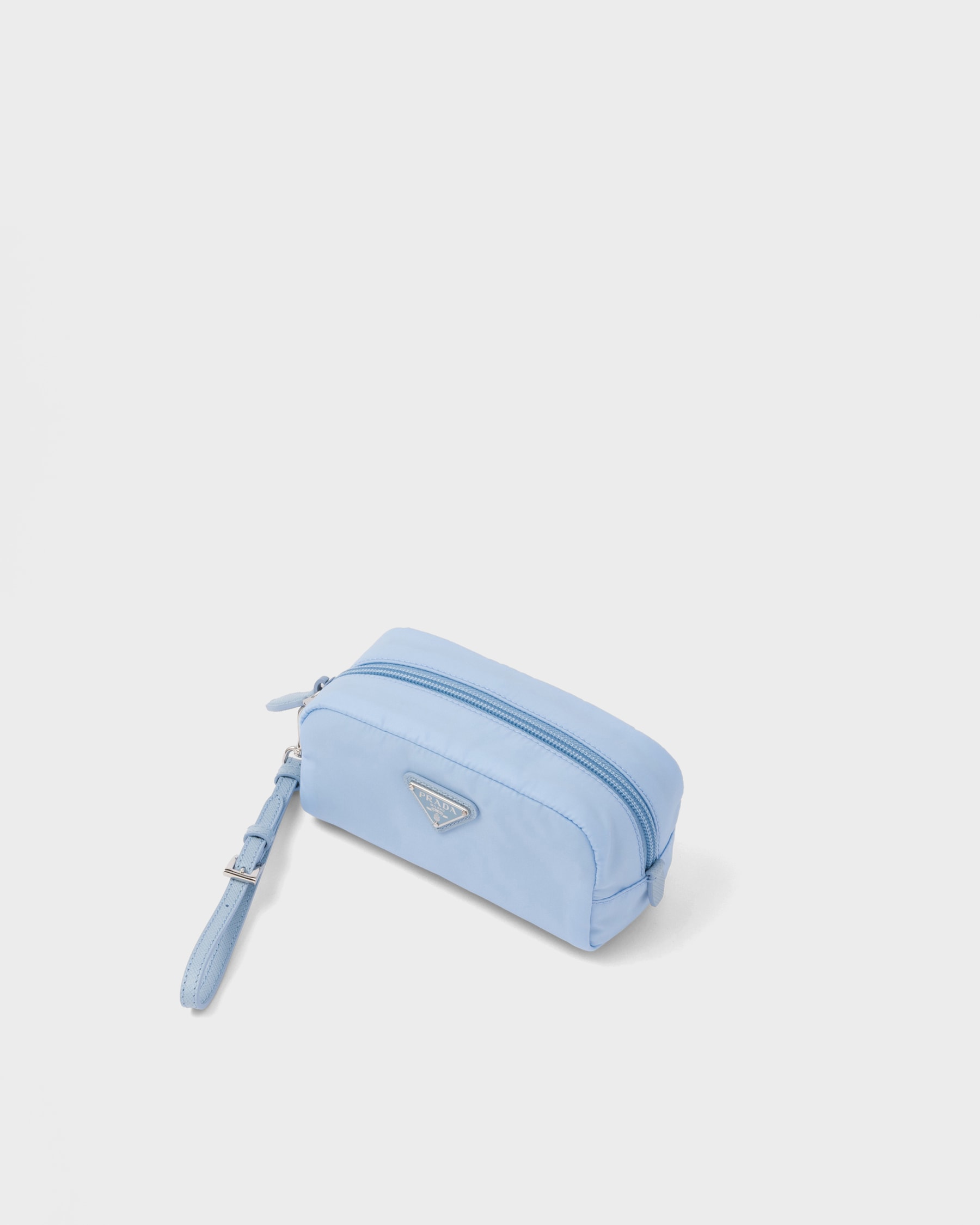 Light Blue Re-nylon Pouch | PRADA