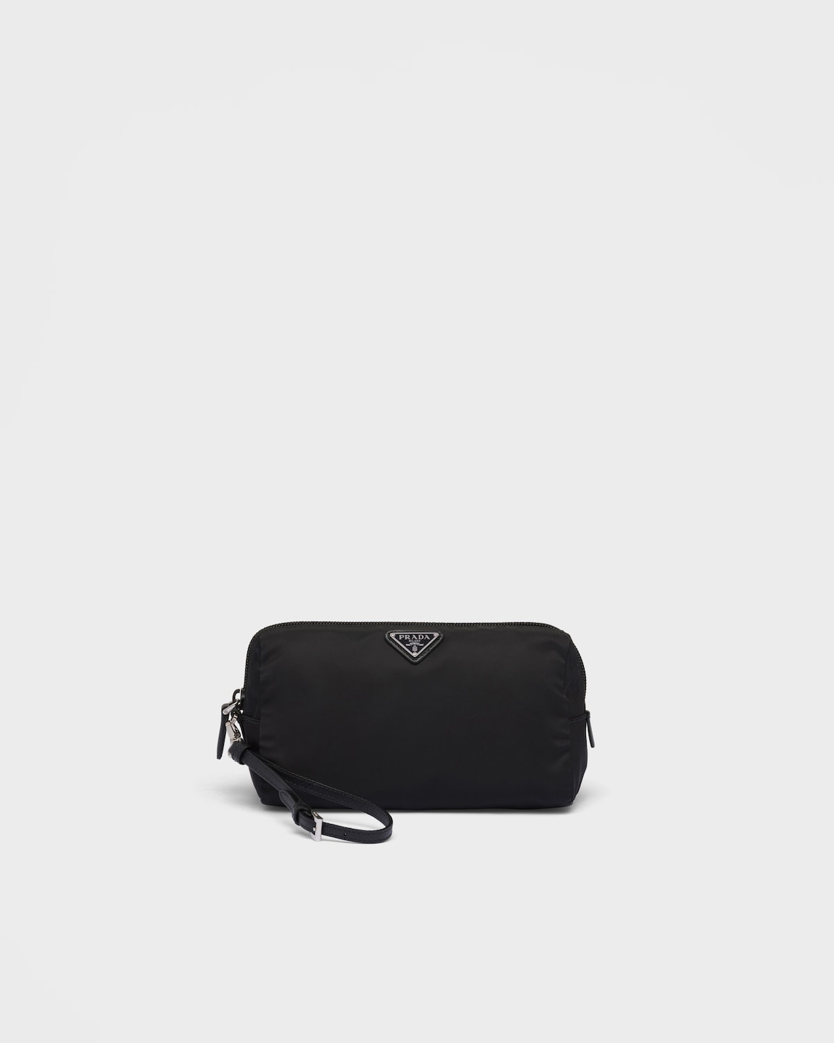 Black Medium Re-nylon Pouch | PRADA - United States