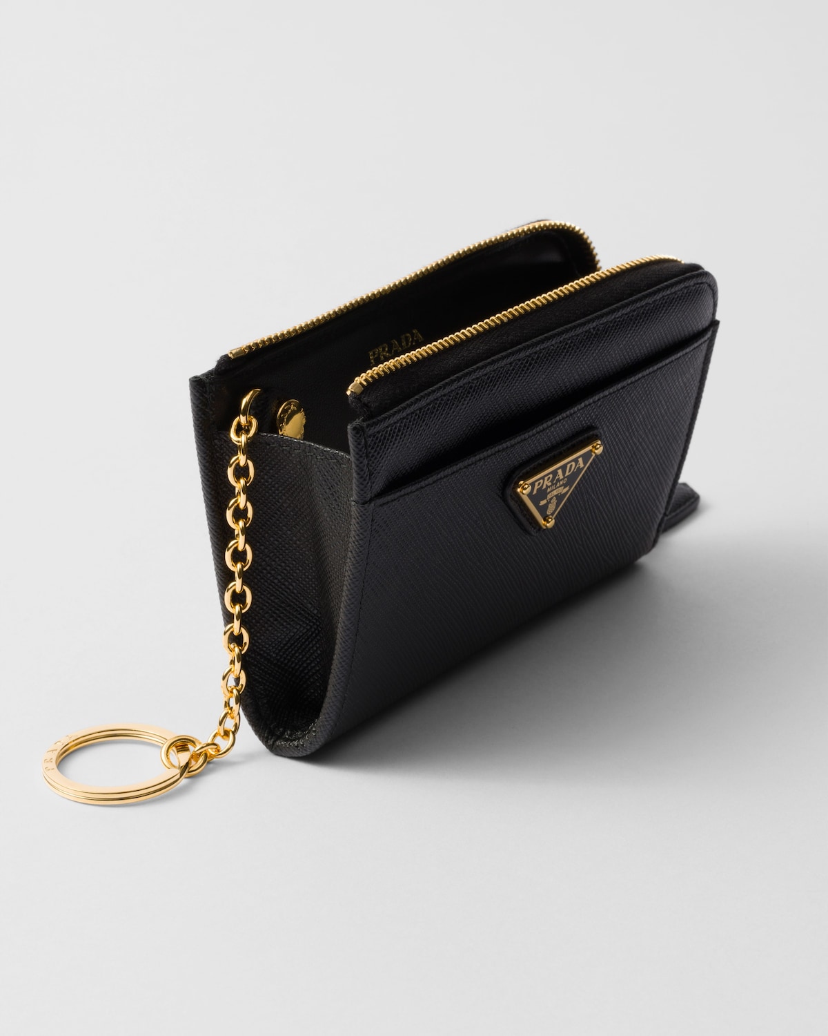 Black Saffiano Keychain | PRADA