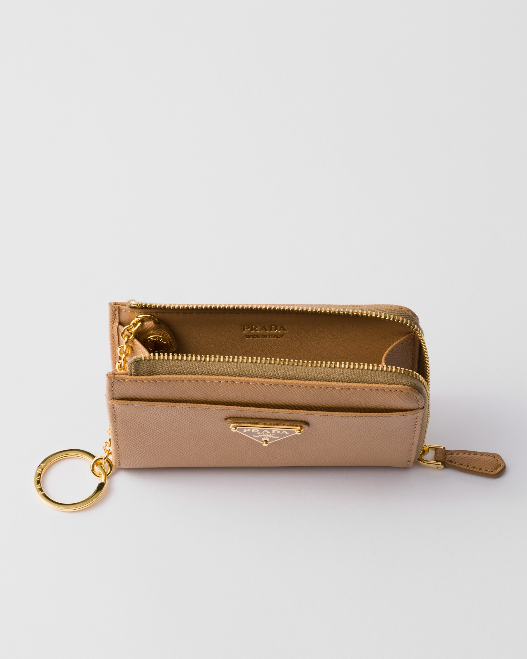 Natural Saffiano Keychain | PRADA