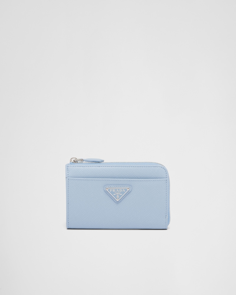 Pale Blue Saffiano Keychain | PRADA