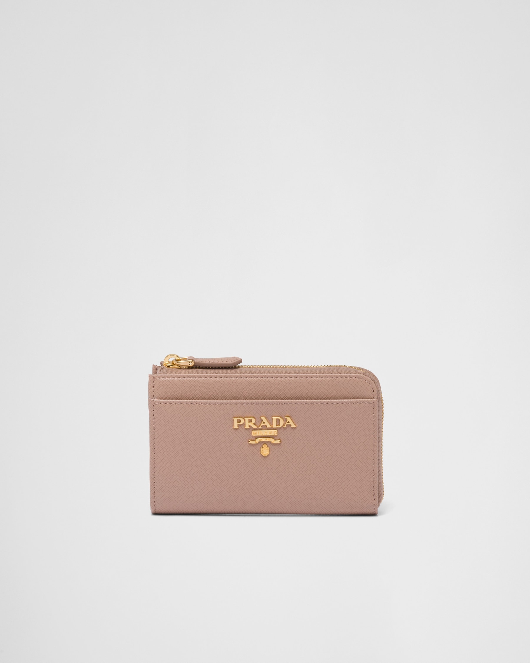 Powder Pink Saffiano Leather Keychain | PRADA