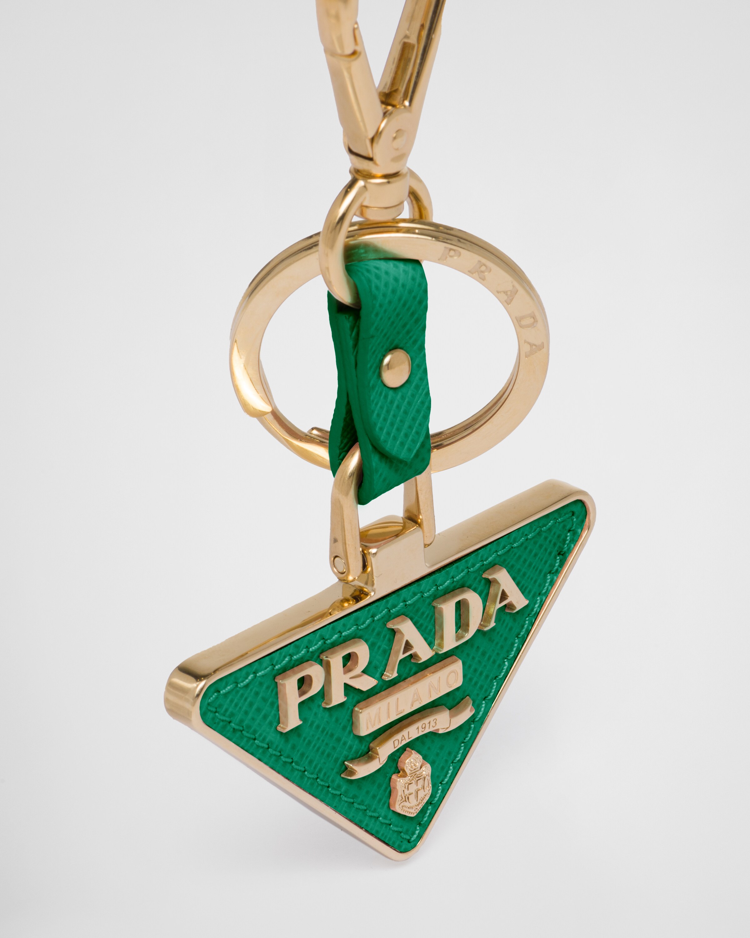 사피아노 가죽 키체인 망고 | Prada