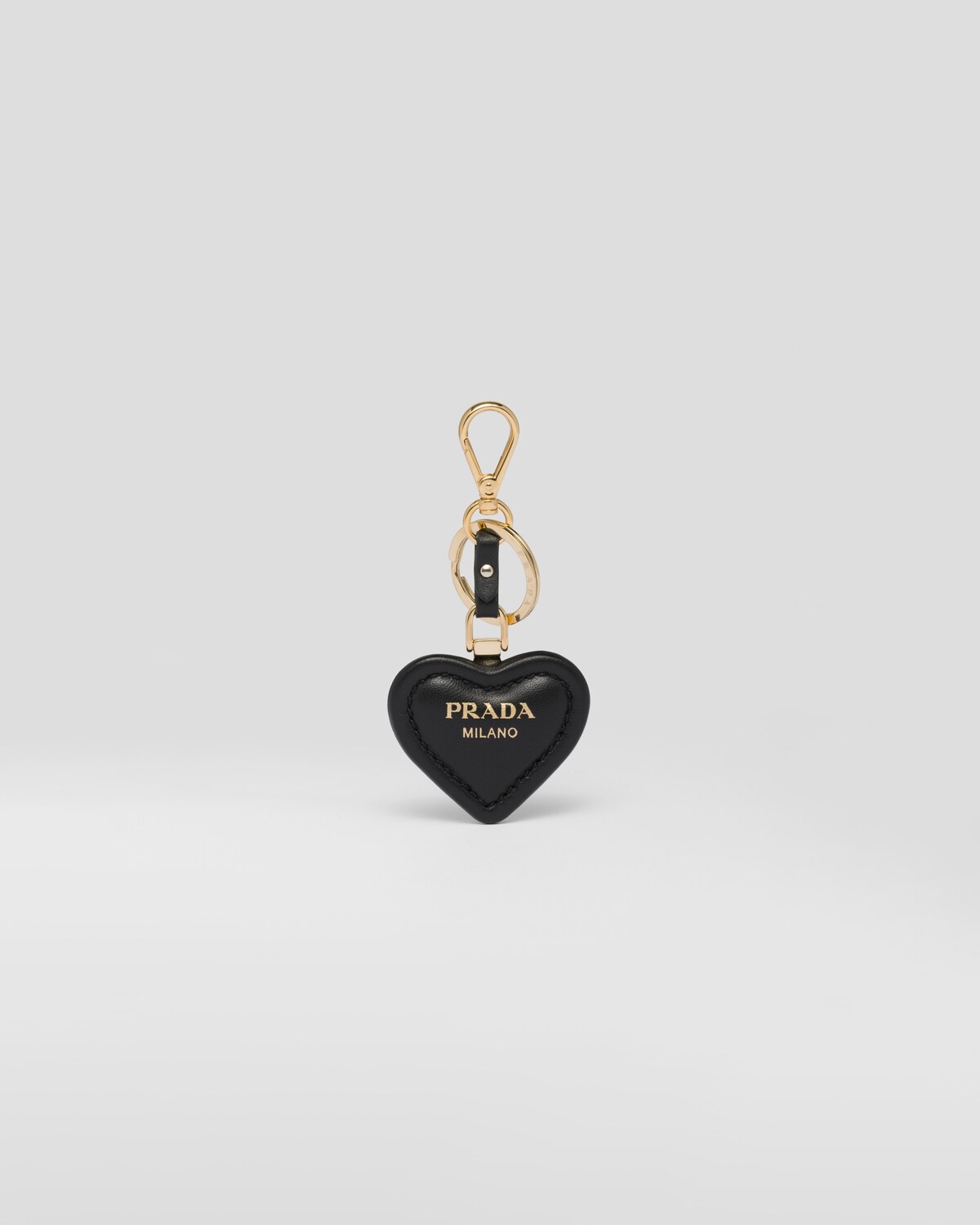 Black Nappa Leather Key Ring | PRADA