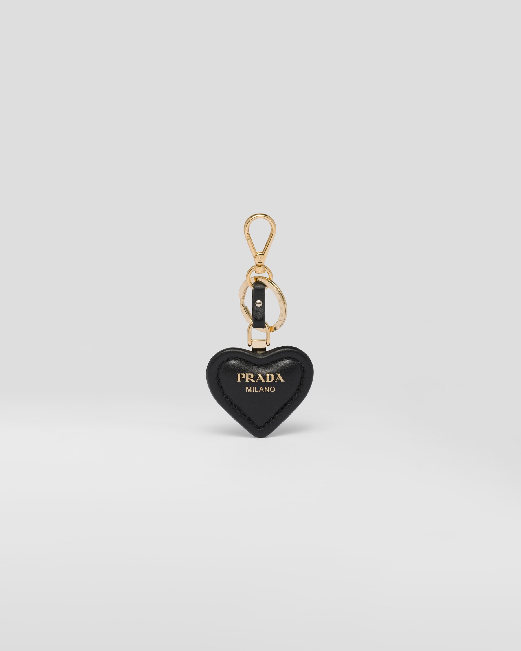 Black Nappa Leather Key Ring | PRADA