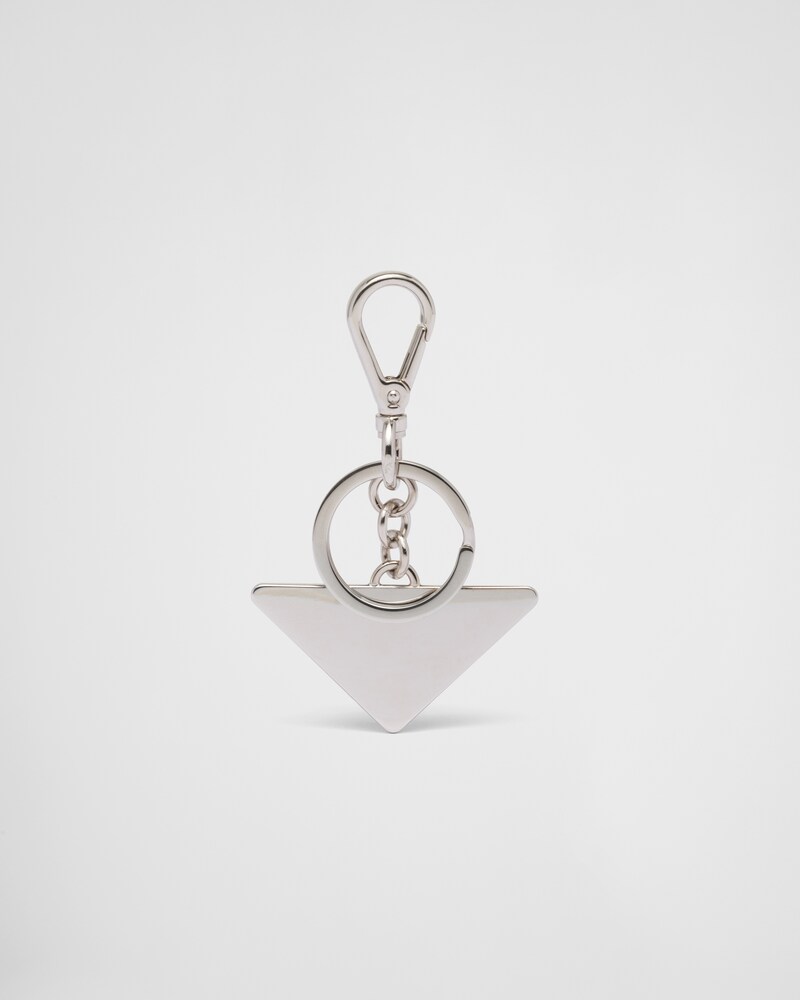 Steel/yellow Metal Keychain | PRADA