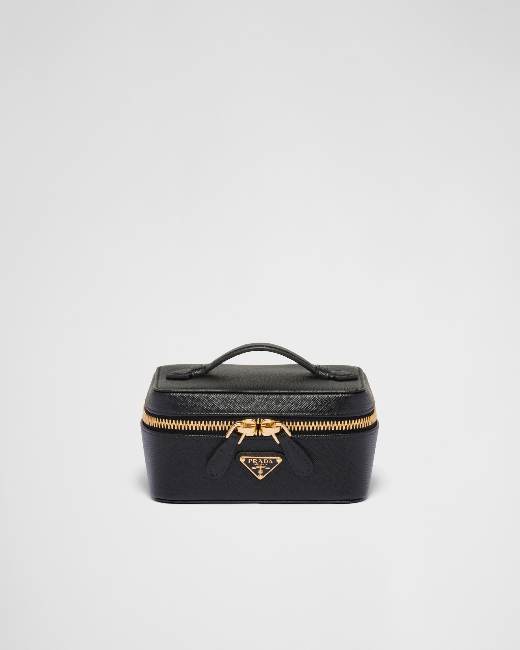 Black Saffiano Leather Beauty Case | PRADA