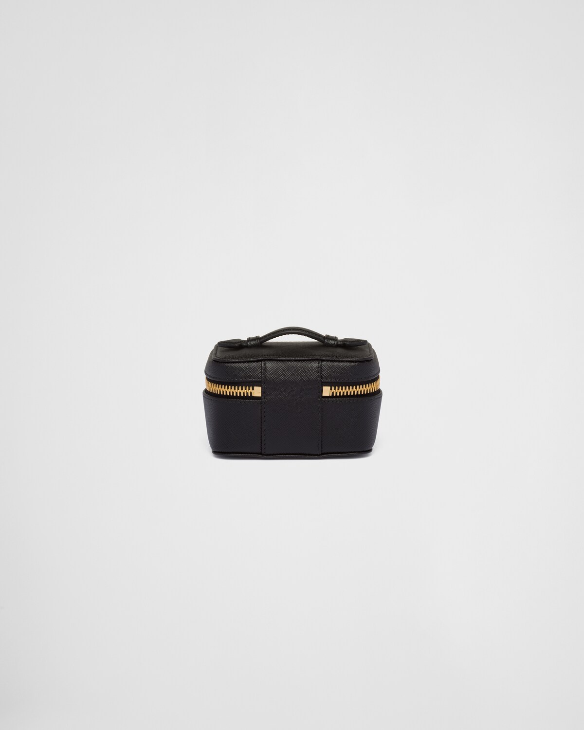 Black Saffiano Leather Jewelry Beauty Case | PRADA