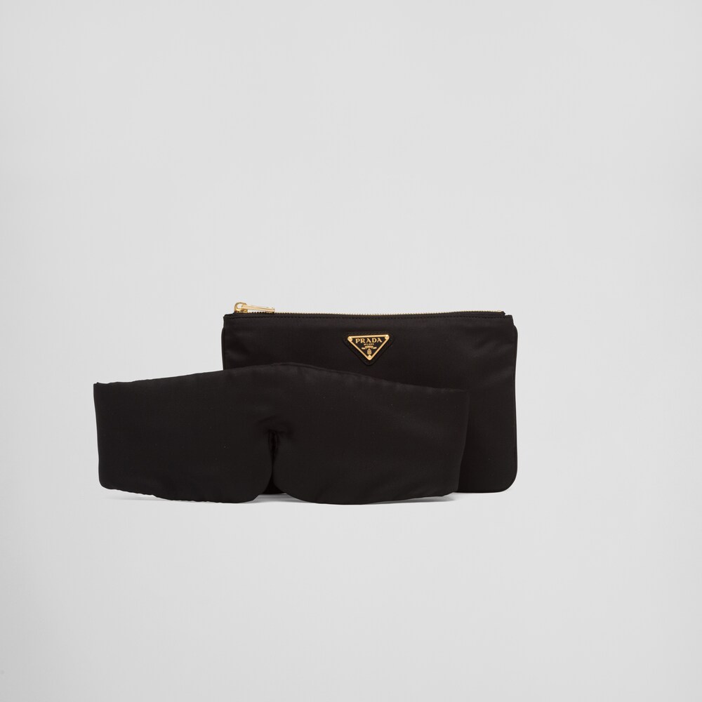 Black Twill travel mask | Prada