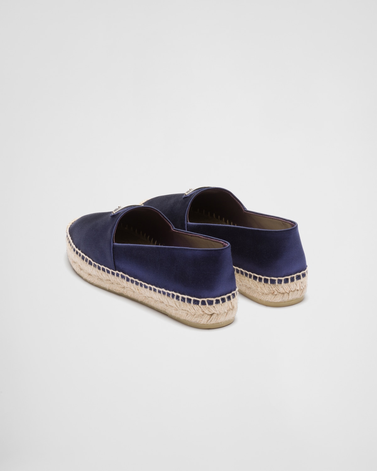 Espadrilles En Satin Anémone Violet | PRADA